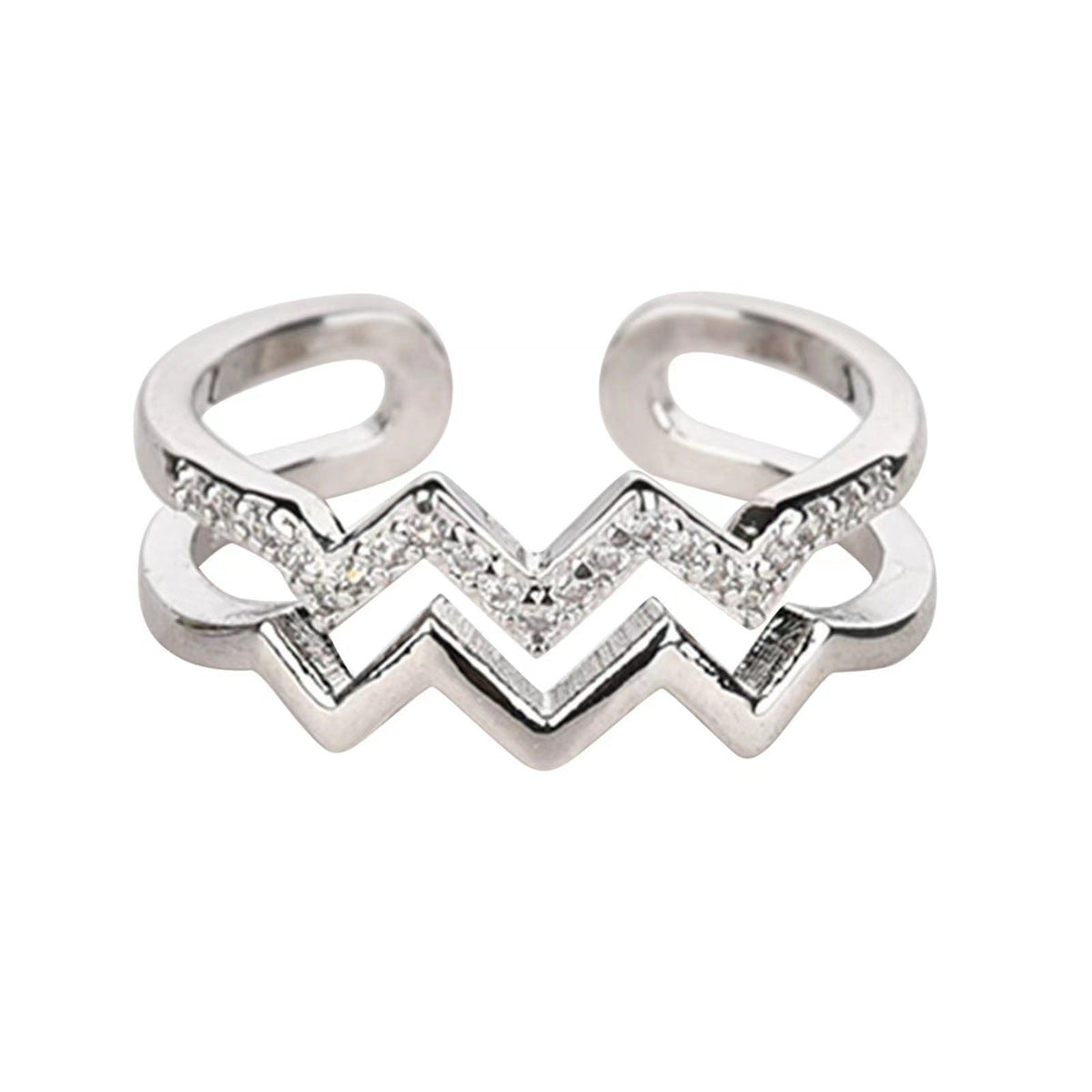 Adjustable Double Wave Ring – Koala Brands