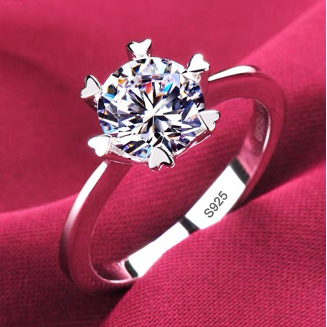 ELEGANT RING WITH CRYSTAL STONE IN STERLING SILVER – Koala Brands